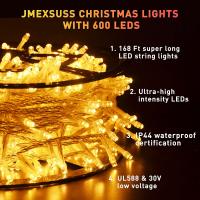 China 600 LED Christmas Lights Outdoor Waterproof 8 Modes Indoor Christmas Warm White Christmas Plug in for Room Decor for sale