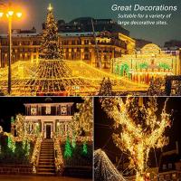China 29V Warm White Christmas Lights 8 Lighting Modes Fairy Lights With Remote for sale