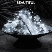 China 4.5V Flexible Solar Copper Wire Lights 100 LED White Fairy String Lights for sale