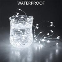 China 4.5V Flexible Solar Copper Wire Lights 100 LED White Fairy String Lights for sale