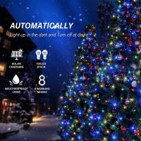 China 10m Multicolor Solar String Lights Outdoor Waterproof Solar Powered 8 Modes For Christmas Decor for sale