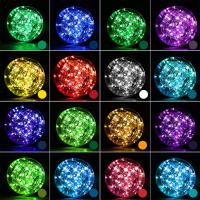 China Bedroom IP67 Led Fairy Lights Plug In Colors Changing String Lights With Remote Control for sale