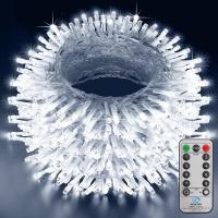 China FCC IP44 Christmas String Lights Outdoor 8 Lighting Modes With Remote And Timer for sale