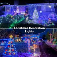 China Outdoor Long Christmas Fairy String Lights For Wedding Garden Yard Tree Xmas Decor for sale
