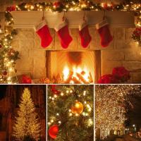 China 100V 200 LED Christmas Tree Lights For Wedding Party Decor UL588 for sale