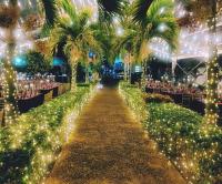 China 400pcs LED Warm White Extendable String Lights Water Resistant For Christmas Decoration for sale