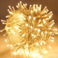 China Bedroom Warm White Christmas Lights With 8 Lighting Modes 20m Length for sale