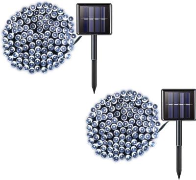 China Cold White 100pcs LED Solar String Lights 1W For Garden 2 Years Warranty for sale