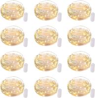 China IP65 Led Fairy Lights Battery Operated Firefly Starry Moon Lights For DIY Wedding for sale