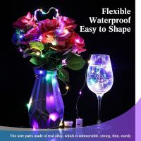 China 5m Multi Color Silver Copper Wire Led String Lights For Christmas Wedding Party for sale