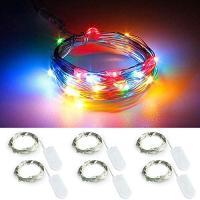 China Copper Wire LED Starry String Lights Multicolor For Wedding Table Holiday Halloween Decorations for sale