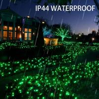 China Bright Green Battery Copper Wire Lights 100LM For Bedroom Yard Decor for sale