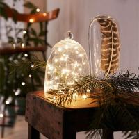 China 1m Decorative Fairy Light Battery Operated Warm White Micro Starry For Mason Jar Craft for sale
