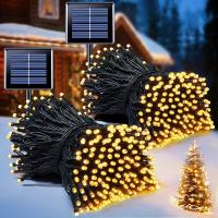 China 300MAH IP 44 Solar Copper Wire Lights For Wedding Christmas Tree Decorations for sale