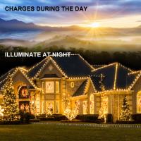 China 300MAH IP 44 Solar Copper Wire Lights For Wedding Christmas Tree Decorations for sale