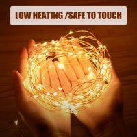 China 20m Solar Copper Wire Lights 200 LEDs For Outdoor Garden Halloween for sale