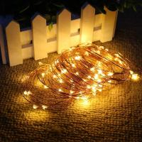 China Warm White 200 LEDs Plug In Copper Wire Lights Dual Color LED String Lights 3W for sale