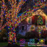 China 30m Multicolor Christmas String Lights With 8 Modes Plug In Connectable Fairy String Lights for sale