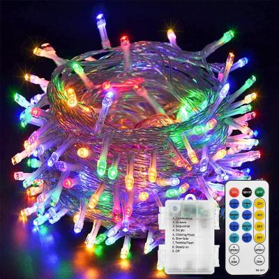 China 4.5V Battery Operated Christmas Lights With Remote Timer Dimmable LED Fairy String Lights for sale