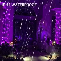 China Bright 200 LED Mini String Christmas Lights Purple Up 8 Modes For Room Holiday Party for sale