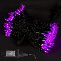 China Bright 200 LED Mini String Christmas Lights Purple Up 8 Modes For Room Holiday Party for sale