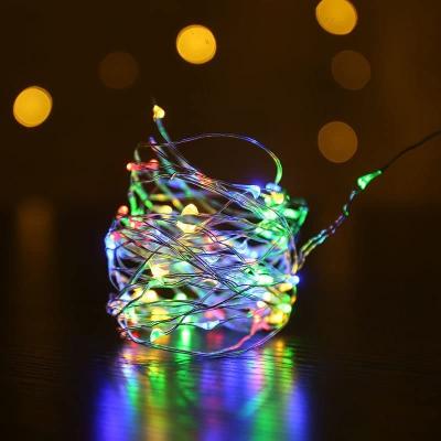 China UL588 Multi Colored Led Fairy Lights Copper Wire 10m For Wedding Centerpiece Decoration for sale