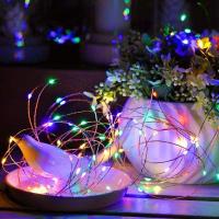 China UL588 Multi Colored Led Fairy Lights Copper Wire 10m For Wedding Centerpiece Decoration for sale