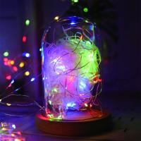 China UL588 Multi Colored Led Fairy Lights Copper Wire 10m For Wedding Centerpiece Decoration for sale