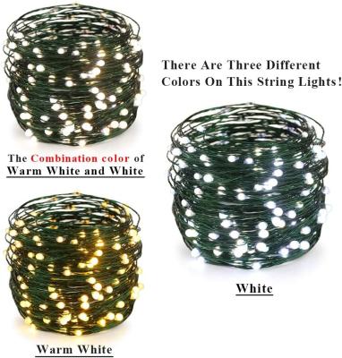 China Green Copper Wire Plug In 200 LEDs Dimmable Fairy Lights With UL Adapter RF Remote for sale