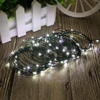 China Green Copper Wire Plug In 200 LEDs Dimmable Fairy Lights With UL Adapter RF Remote for sale