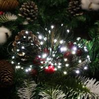 China Green Copper Wire Plug In 200 LEDs Dimmable Fairy Lights With UL Adapter RF Remote for sale