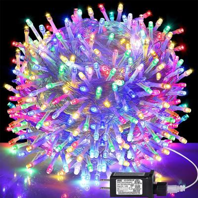 China 2M IP44 Christmas Lights 8 Lighting Mode Plug In Extra Long String Lights For Wedding Decor for sale