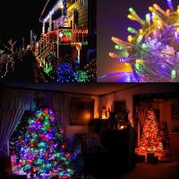 China 2M IP44 Christmas Lights 8 Lighting Mode Plug In Extra Long String Lights For Wedding Decor for sale