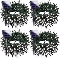 China 800MAH Solar Powered LED String Lights Green Wire  Xmas Tree Garden Decor for sale