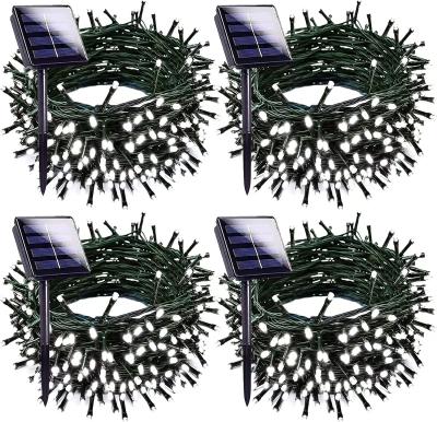 China 800MAH Solar Powered LED String Lights Green Wire  Xmas Tree Garden Decor for sale