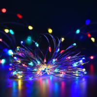 China Multicolor 100 LED Solar Powered String Lights 8 Modes Fairy Lights For Garden Patio for sale