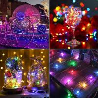 China Multicolor 100 LED Solar Powered String Lights 8 Modes Fairy Lights For Garden Patio for sale