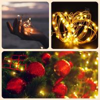 China Waterproof Copper Wire Star Lights 10m For Bedroom Christmas Classroom Decor for sale