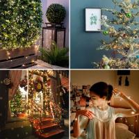 China 300 LEDs 100 FT Plug In Indoor Copper String Lights With Remote  IP 65 for sale