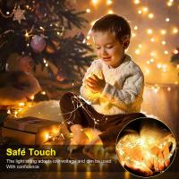 China 100 LEDs Battery Operated Waterproof Twinkle Lights 8 Lighting Modes IP44 for sale