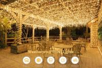 China Warm White Solar Copper String Lights 100LED Wire Outdoor String Lights For Wedding Decor for sale