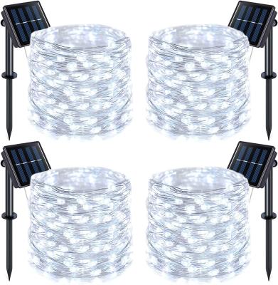 China 400pcs LED Solar Fairy Lights 8 Modes Solar Powered Twinkle Lights For Garden Patio for sale