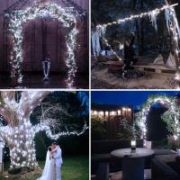 China 400pcs LED Solar Fairy Lights 8 Modes Solar Powered Twinkle Lights For Garden Patio for sale