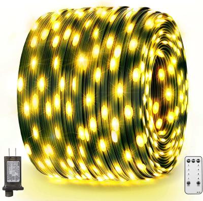 China IP65 Warm White Indoor Fairy Lights With Remote 8 Modes Memory Timer Plug In For Xmas Tree for sale