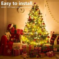China IP65 Warm White Indoor Fairy Lights With Remote 8 Modes Memory Timer Plug In For Xmas Tree for sale