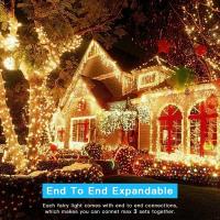 China 300pcs LED Christmas String Lights Expandable Plug For Party Tree Holiday Decor for sale