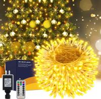 China Yard Decor Christmas Lights Outdoor String Lights Super Long Waterproof 8 Modes With Timer Remote for sale