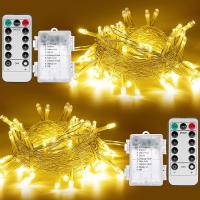 China Waterproof 10m Battery Operated Christmas Lights For Indoor Outdoor Decor for sale