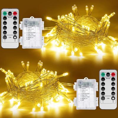 China Waterproof 10m Battery Operated Christmas Lights For Indoor Outdoor Decor for sale