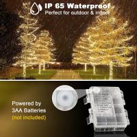 China Waterproof 10m Battery Operated Christmas Lights For Indoor Outdoor Decor for sale